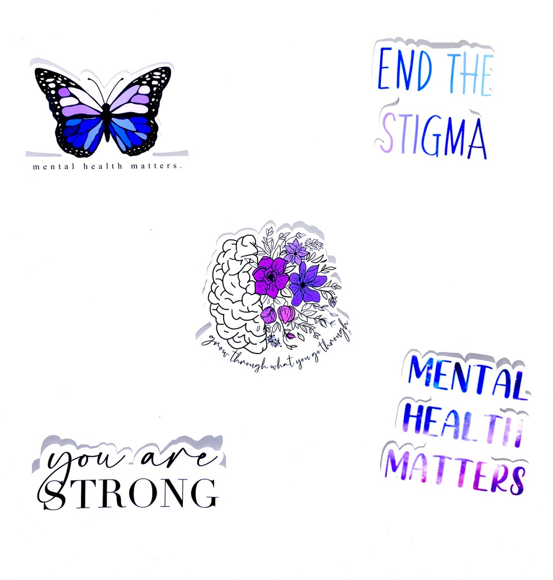 Mental Health Matters Awareness Sticker You Are Strong | Etsy