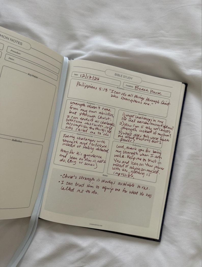 Faith-based Modern Planner - Christian Gift - Undated Christian Planner ...