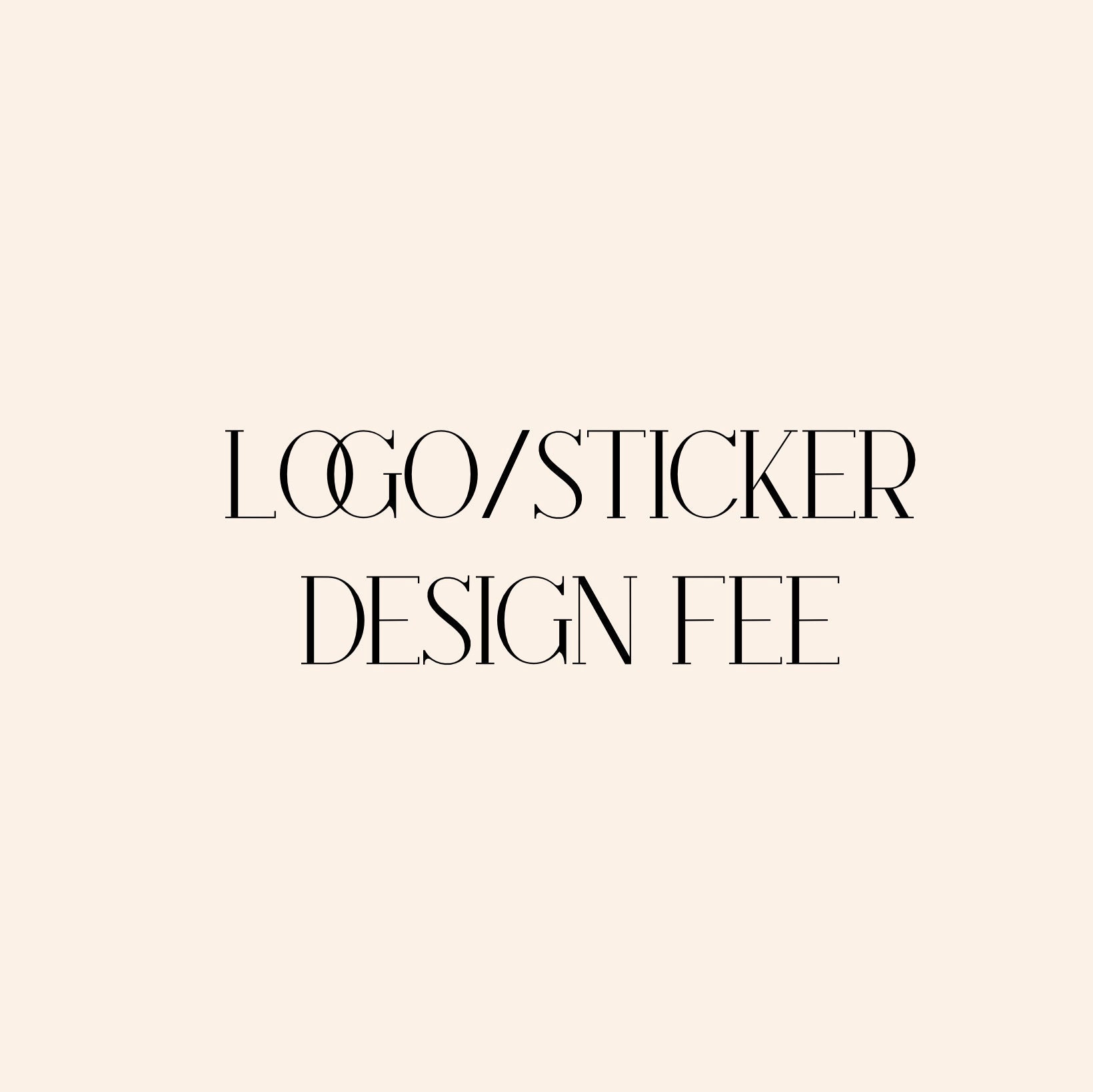 Custom Business Logo & Sticker Design Fee Digital Files of Design Logo ...
