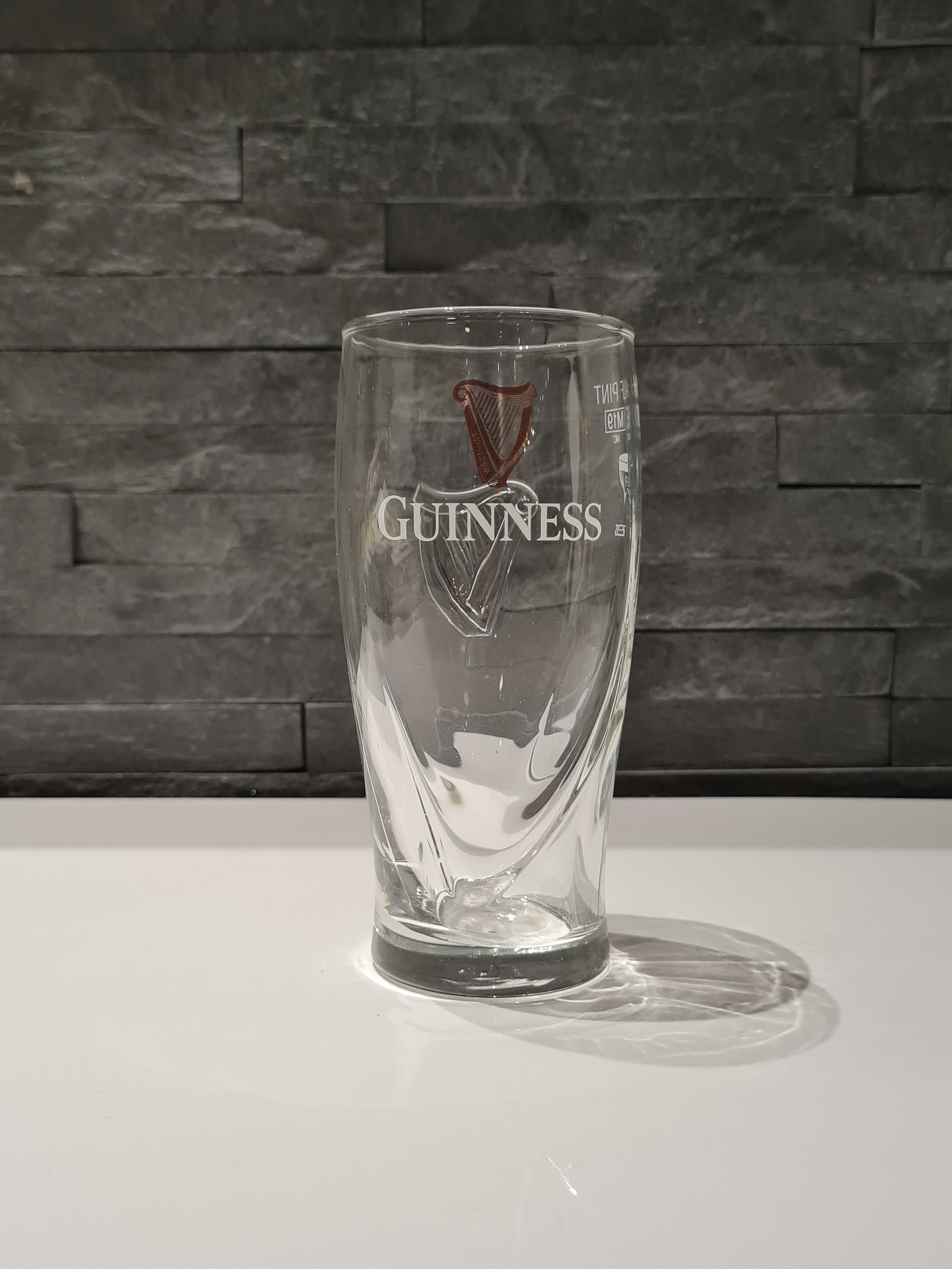 Guinness Embossed Harp Pint Glass 20oz Each Etsy