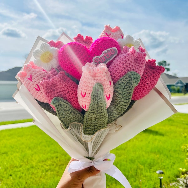 Pink Barbie Flowers - Etsy