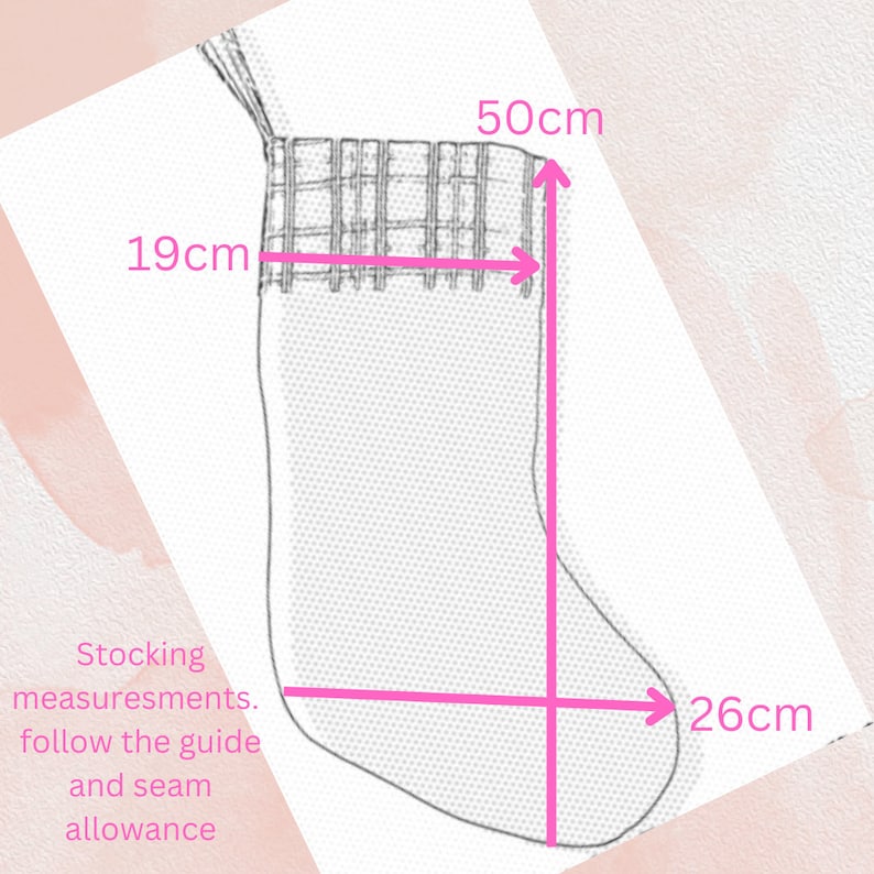 Christmas Stocking Sewing Pattern PDF Stocking Sewing - Etsy