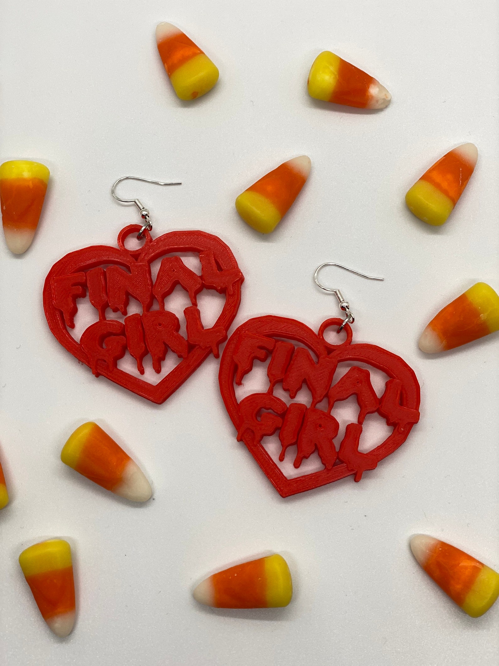 Final Girl 3D Printed Earrings– Horror Movie Jewelry, Slasher Film ...