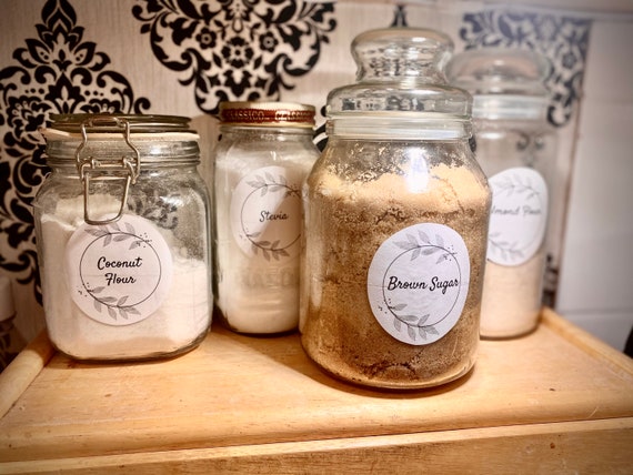 Printable Kitchen Pantry Labels/ Urban Farmhouse Decor - Etsy