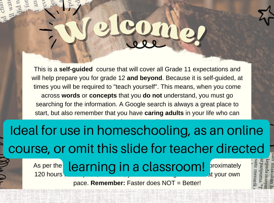 Grade 11 English Curriculum/ Lesson Plan Printable / Homeschool ...