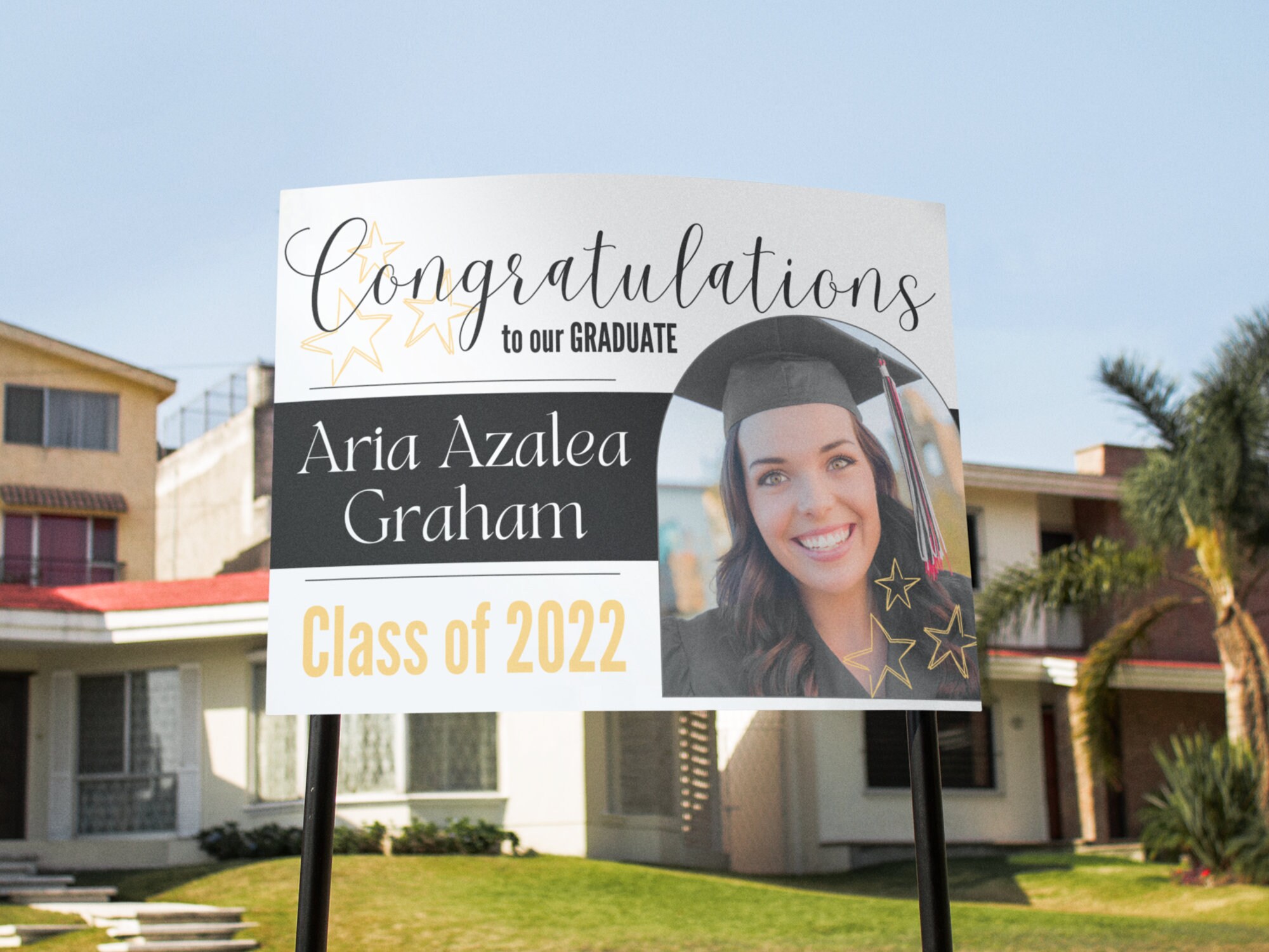 Graduation Yard Sign / Custom Graduation Yard Sign / Graduation Lawn ...