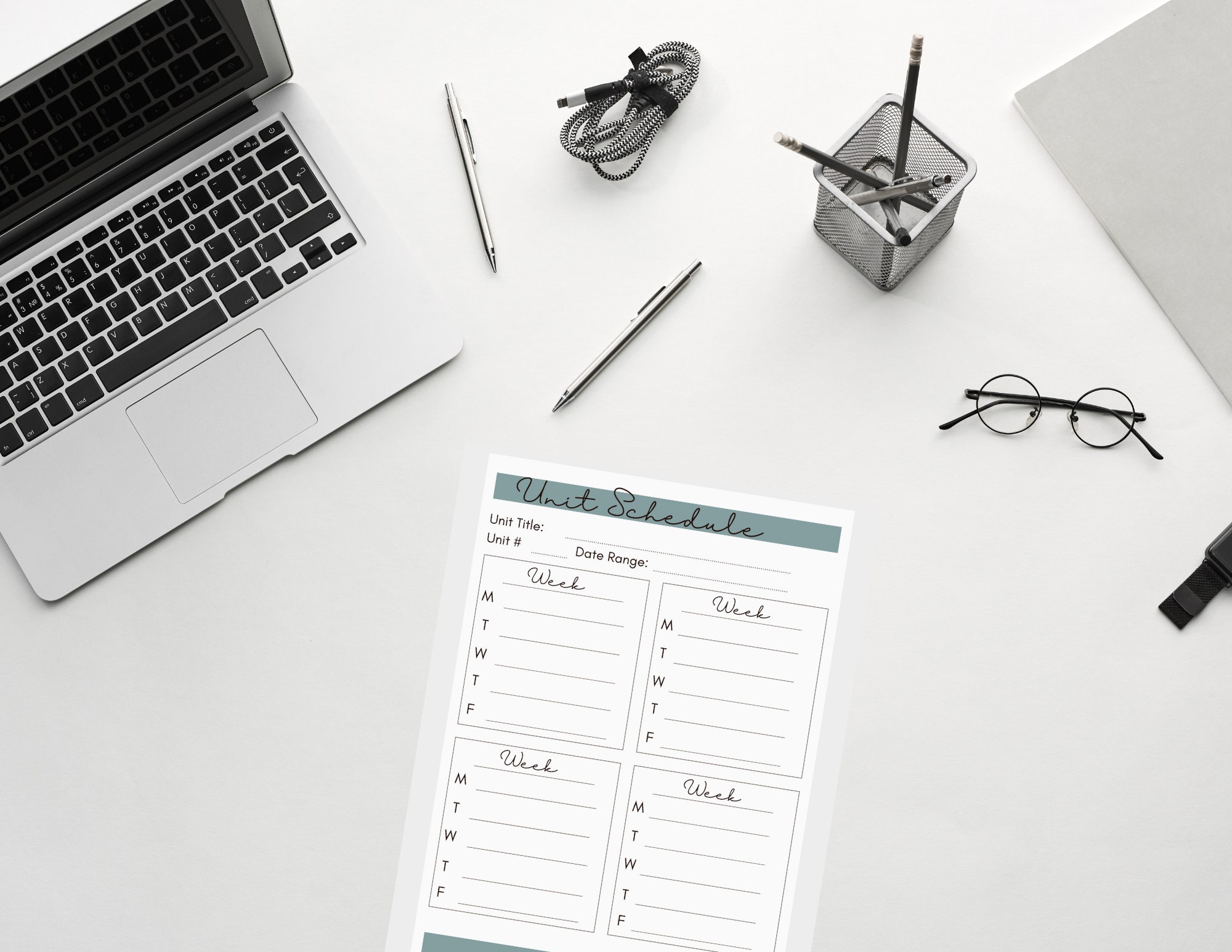 Lesson Planning Sheets/teacher Organization Tools/ Academic Planner - Etsy