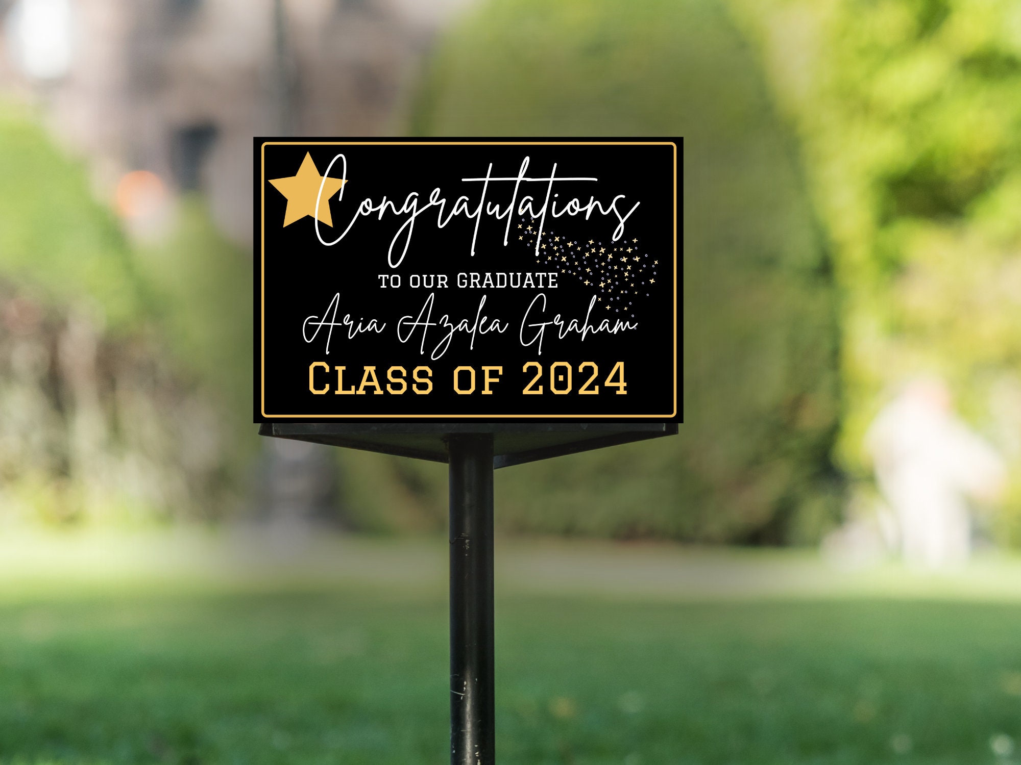 Graduation Yard Sign / Custom Graduation Yard Sign / Graduation Party ...