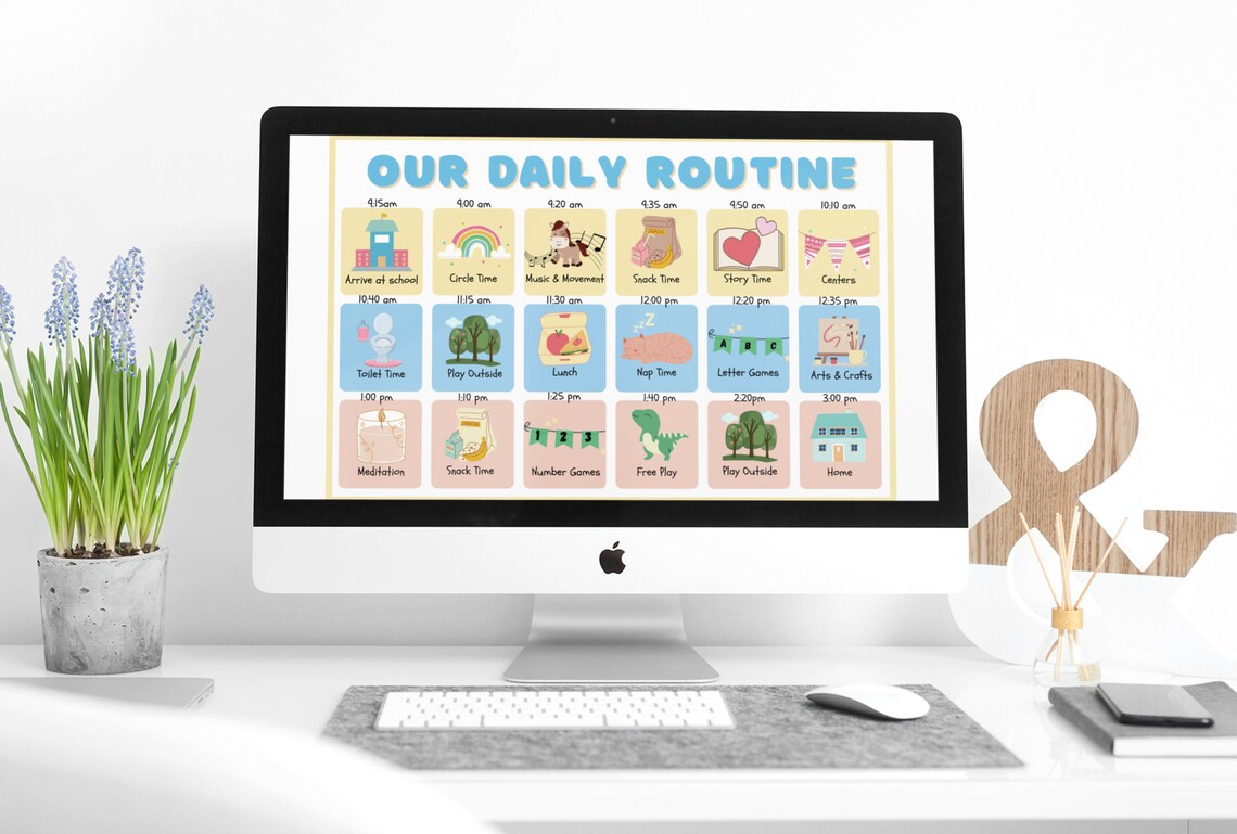 Preschool Calendar Board/ Preschool Worksheets/ Preschool Printables ...