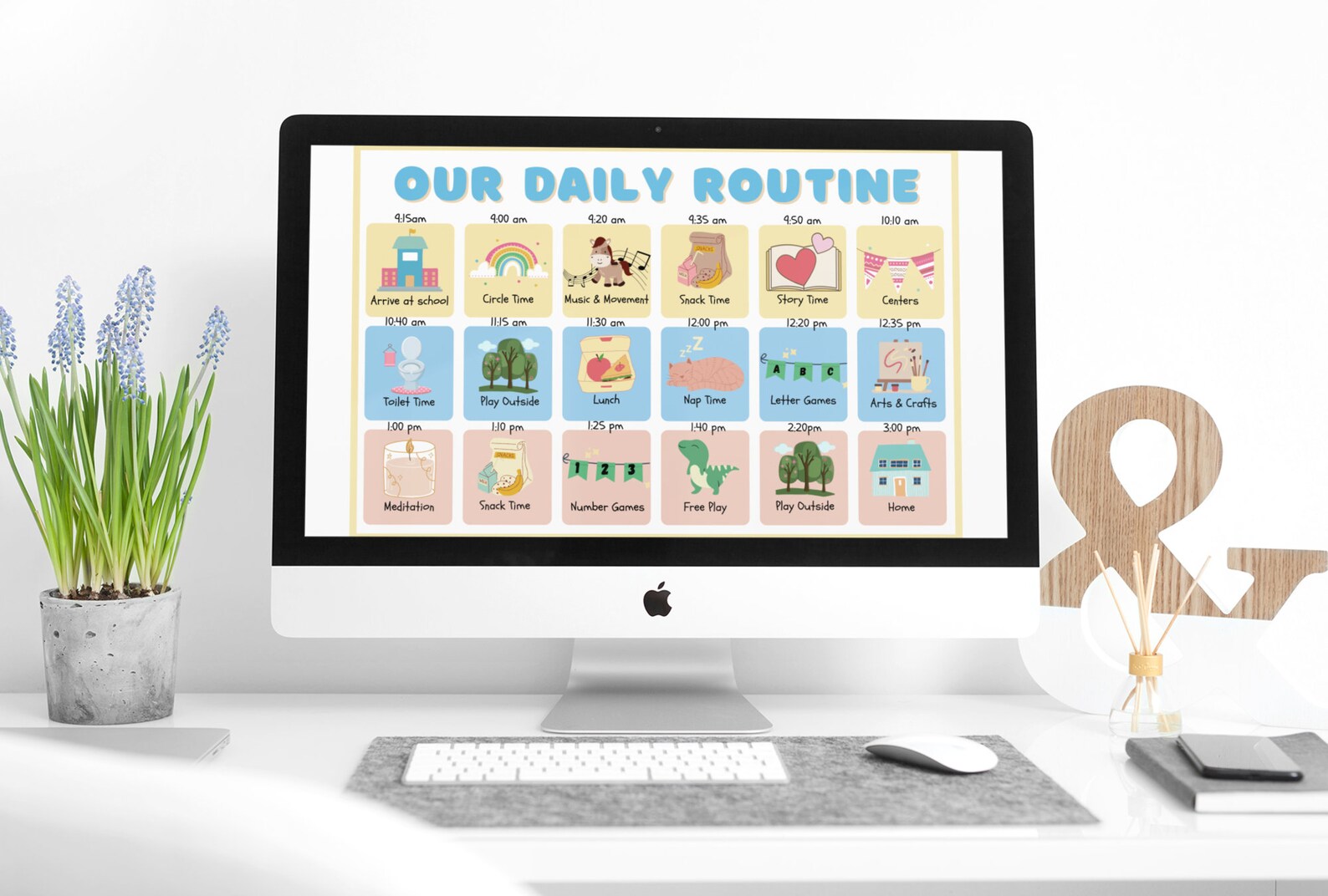 Preschool Calendar Board/ Preschool Worksheets/ Preschool Printables ...