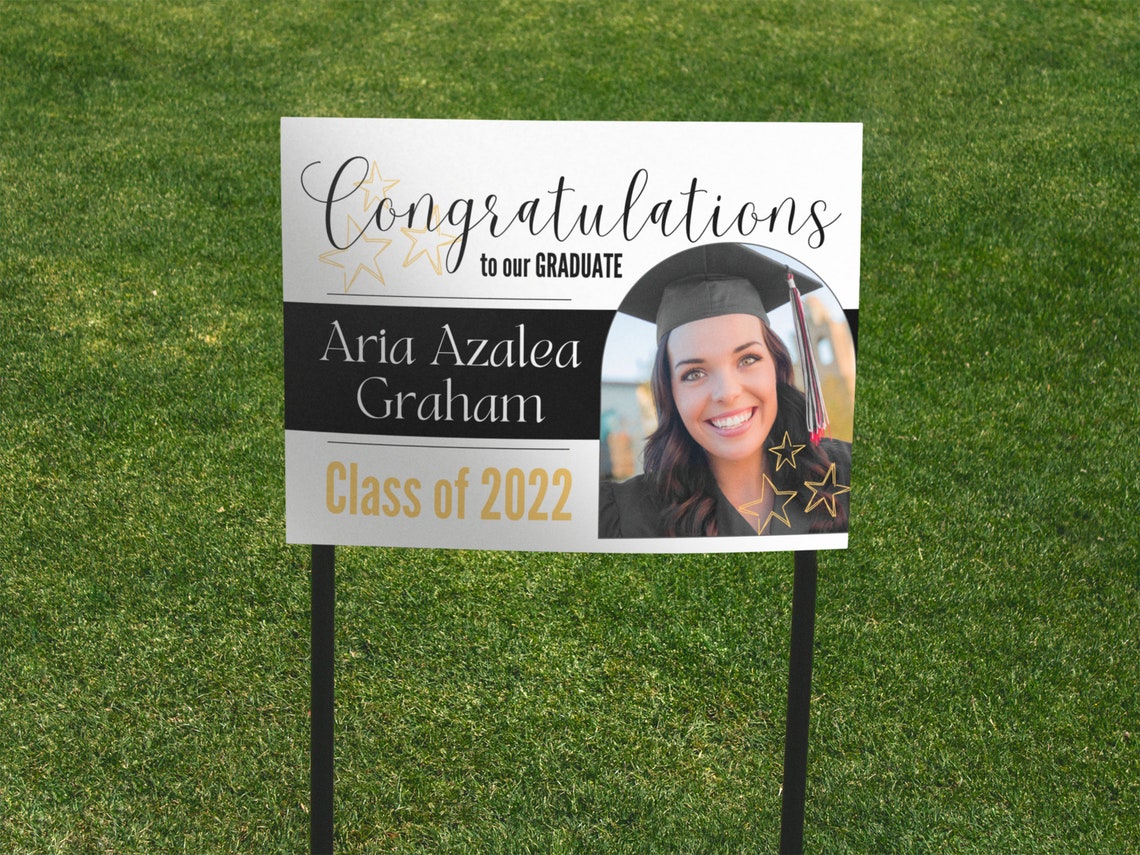 Graduation Yard Sign / Custom Graduation Yard Sign / Graduation Lawn ...