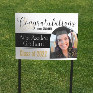 Graduation Yard Sign / Custom Graduation Yard Sign / Graduation Lawn ...