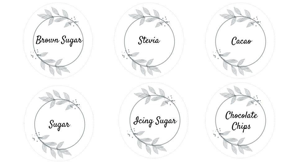 Printable Kitchen Pantry Labels/ Urban Farmhouse Decor - Etsy Canada