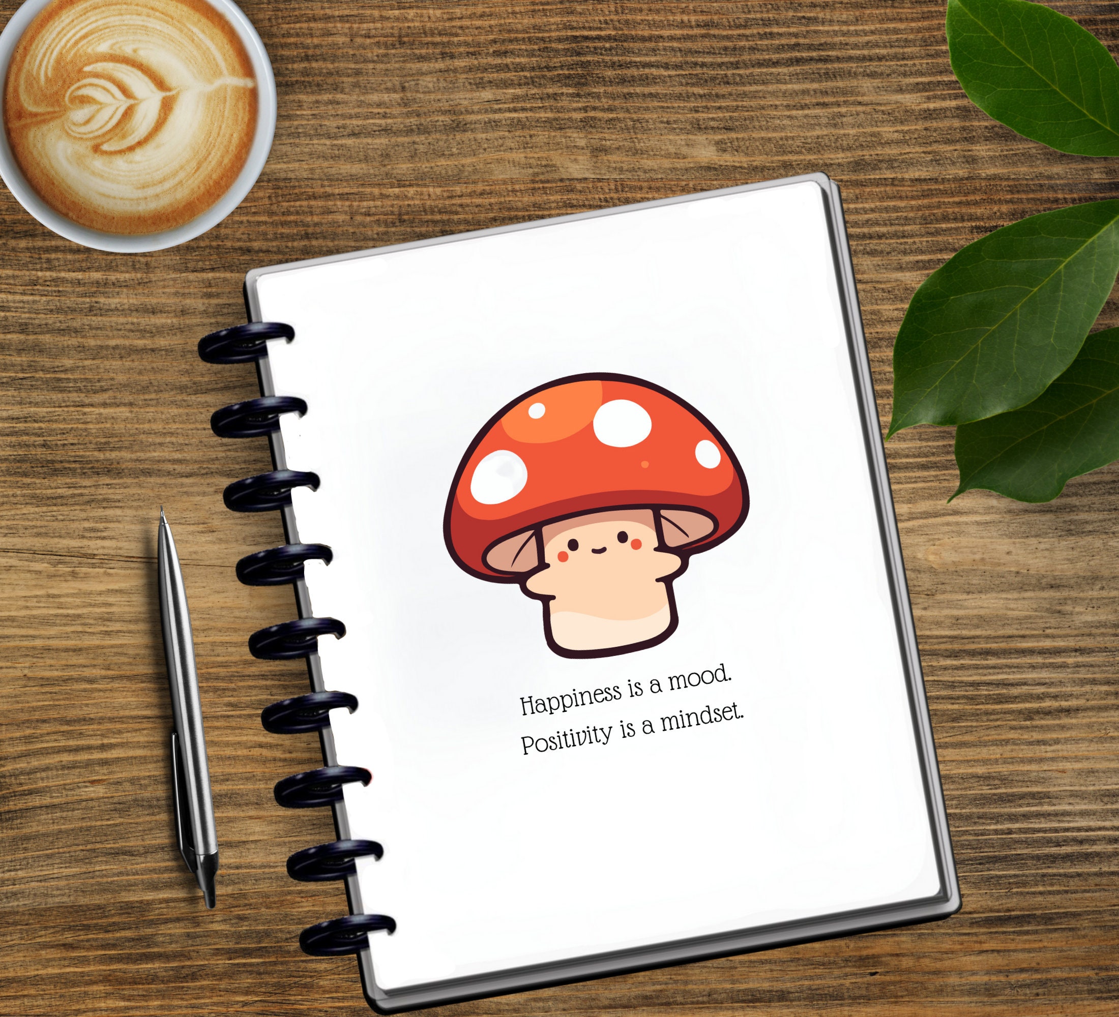 Mushroom Happy Planner Covers, Discbound Covers, Homeschool Planner ...