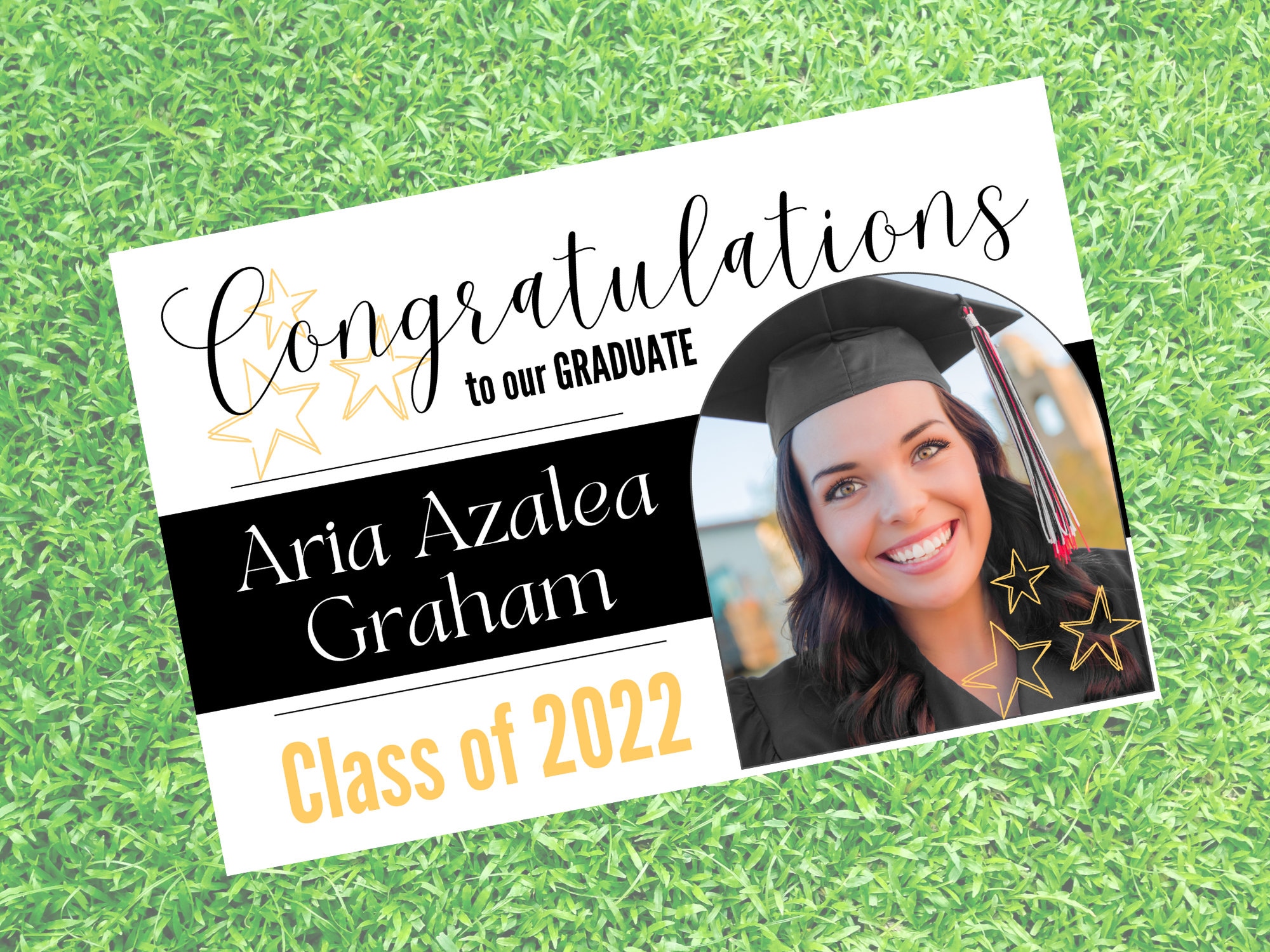 Graduation Yard Sign / Custom Graduation Yard Sign / Graduation Lawn ...