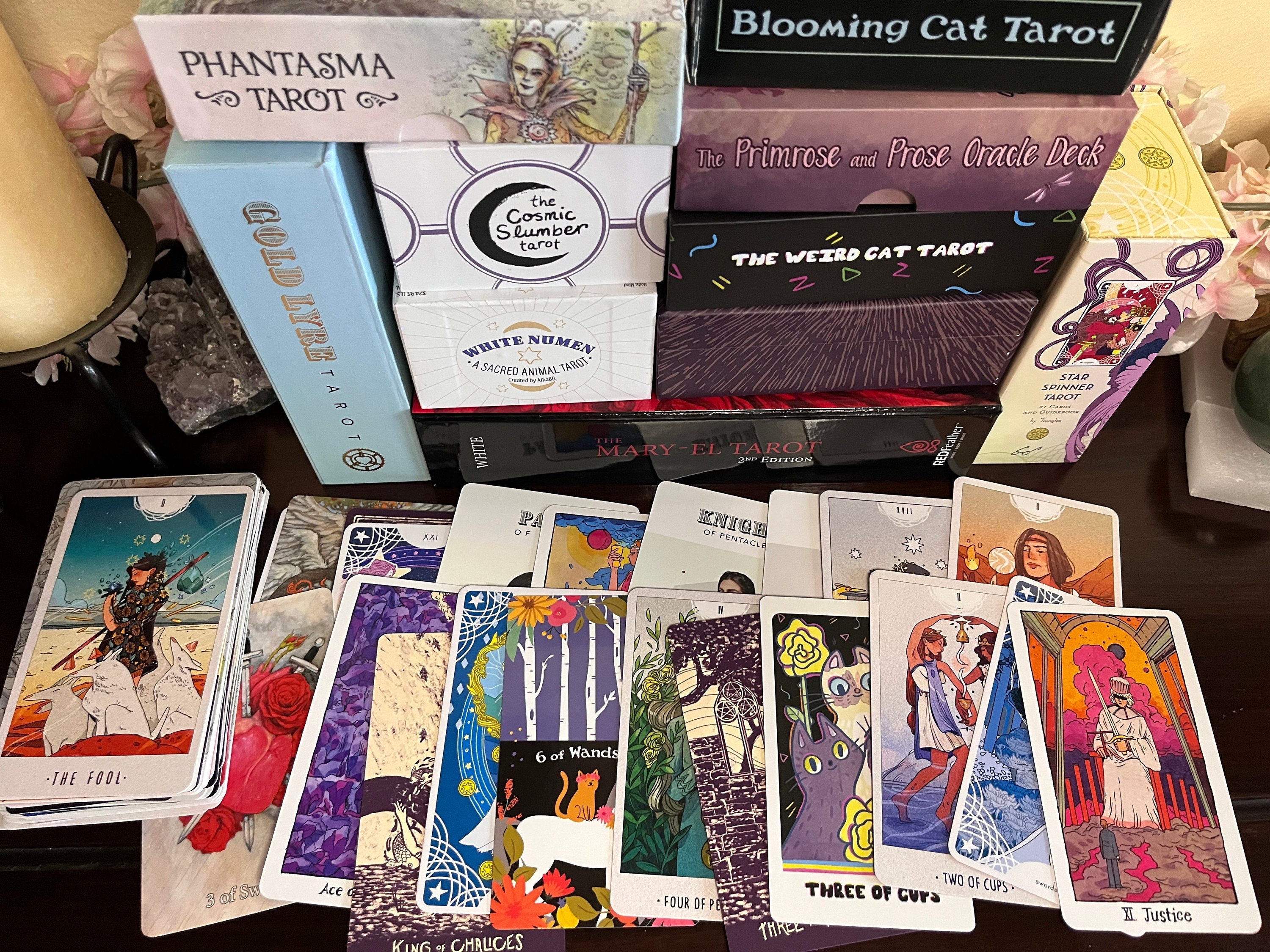 Single and Small Random Tarot Card Draws - Etsy