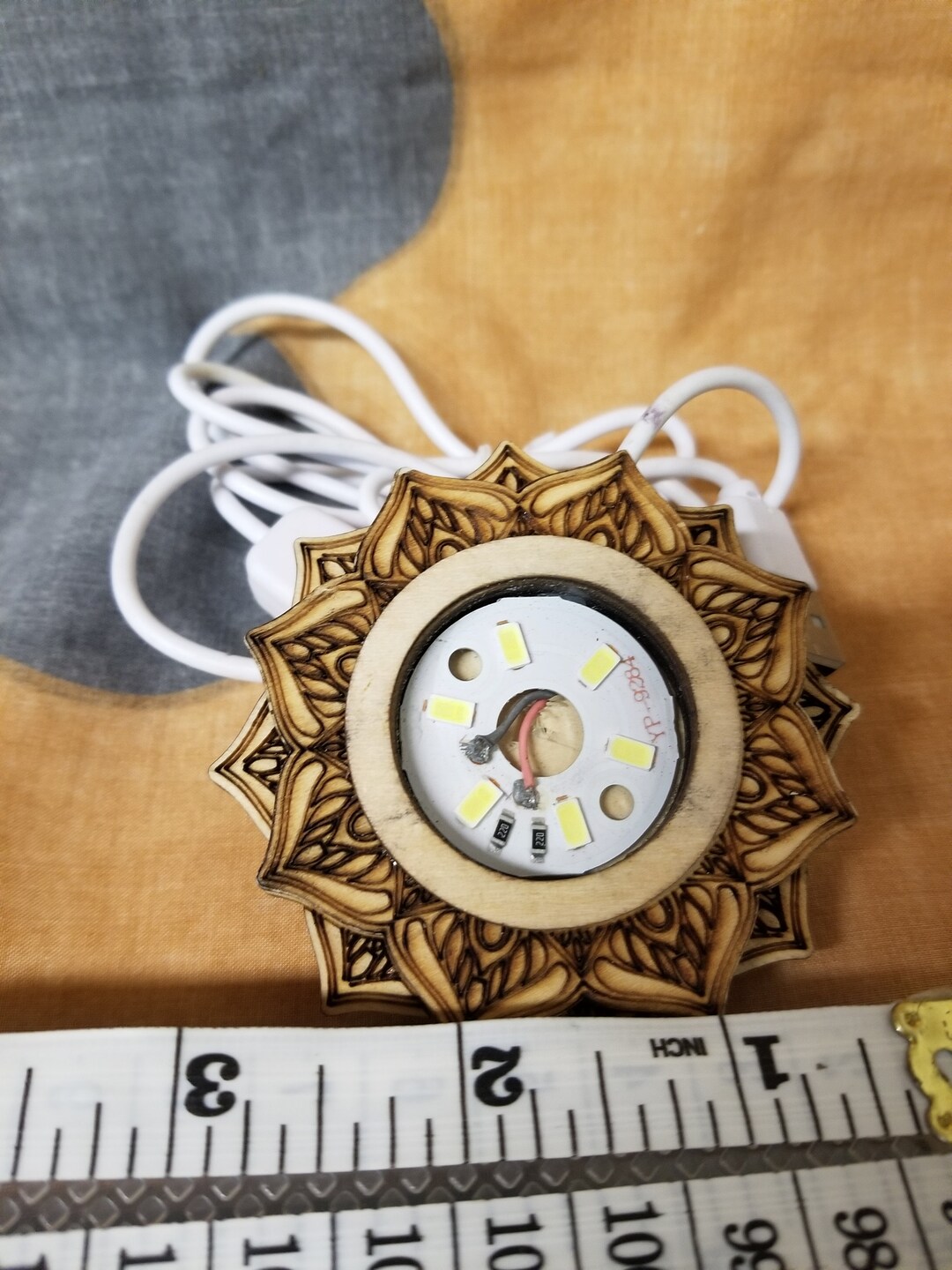 Wooden Lotus Light Base Sphere Holder/stand for Medium/large Spheres ...