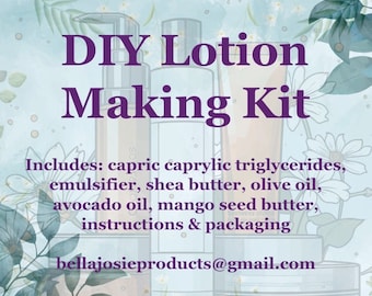 Lotion Kit, Make You Own All-natural - Etsy