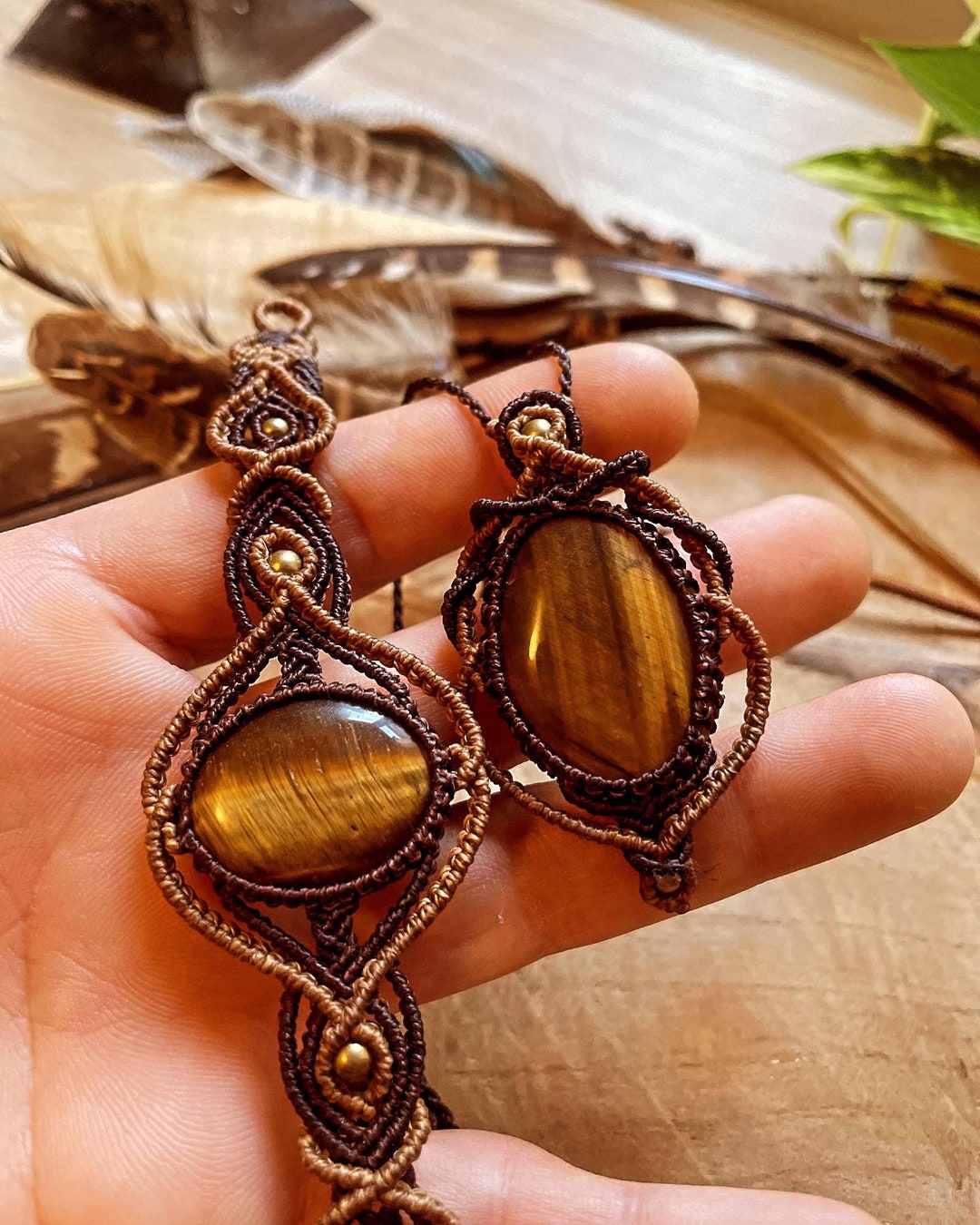Tiger's Eye Native American Bohemian Adornment - Etsy