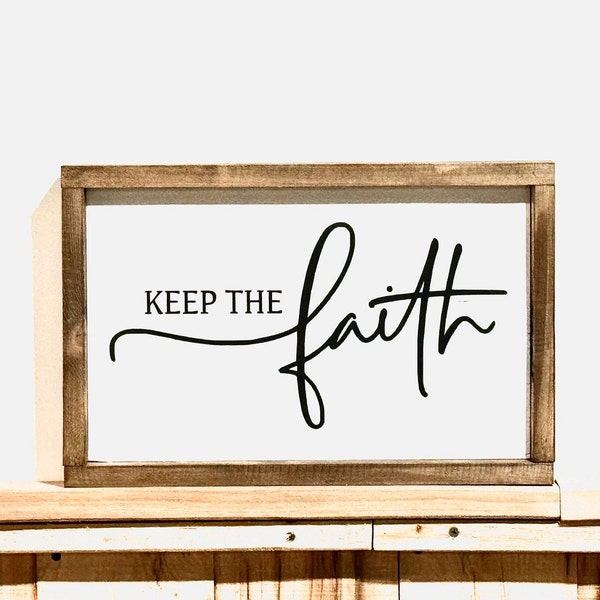 Faith Sign - Etsy