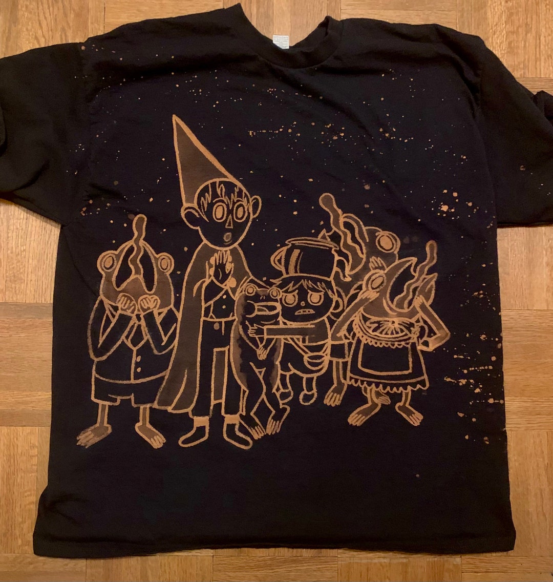 Hand Bleach Painted Otgw Frogs Custom Cotton Shirt - Etsy