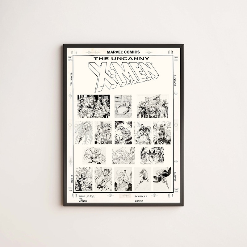 X Men Poster - Etsy