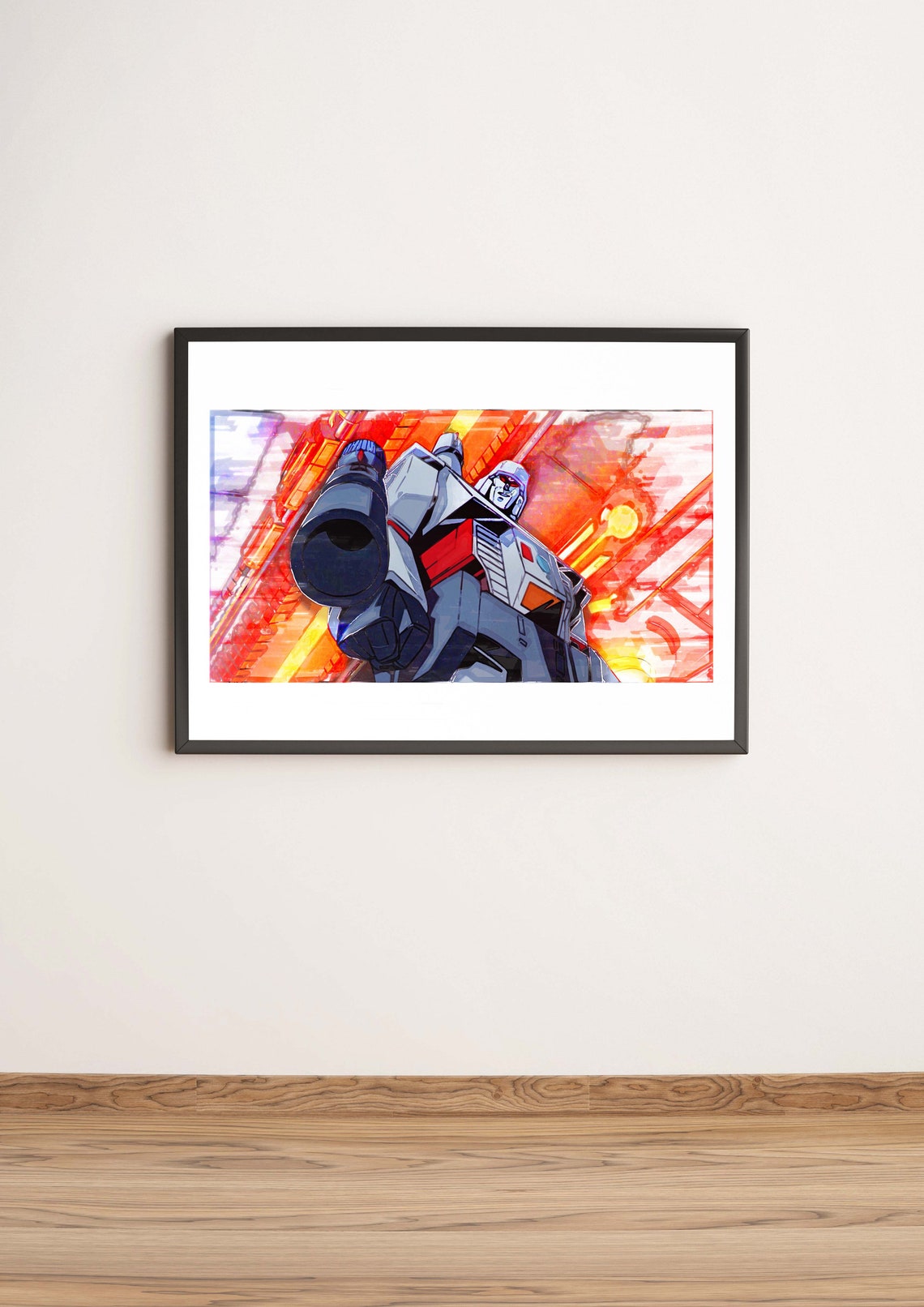 Heroic Nonsense Transformers the Movie Megatron Poster - Etsy