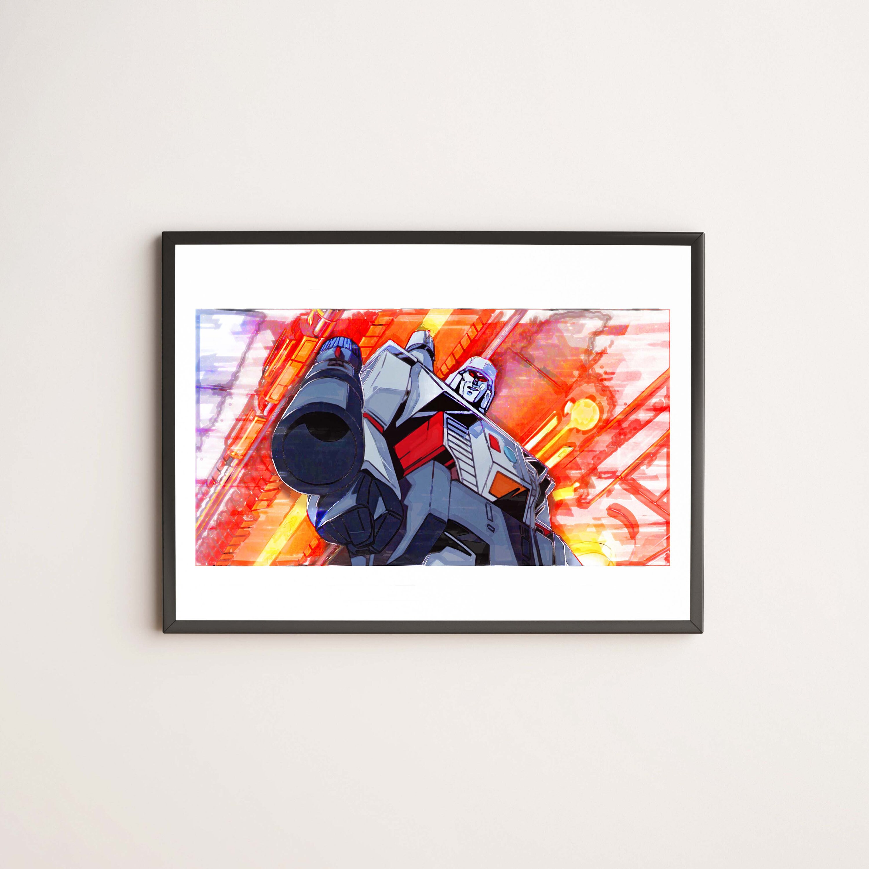 Heroic Nonsense Transformers the Movie Megatron Poster - Etsy