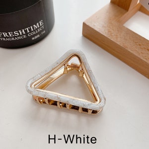 Metal Triangle Hair Claw, Hair Claw Clamp, Acetate Hair Clip, Fashion ...