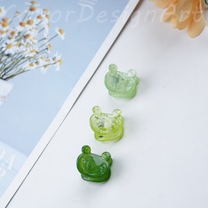 3pcs/pack Cute Little Frog Hair Claw Clips, Kawaii Cartoon Frog Hair ...