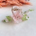 Original Design Handmade Pink Flower Hair Claw Clips,elegant Vintage ...