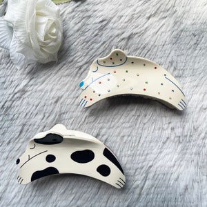 Cute Cartoon Dog Hair Claw, Lovely Color Rhinestones Dog Hair Clips ...
