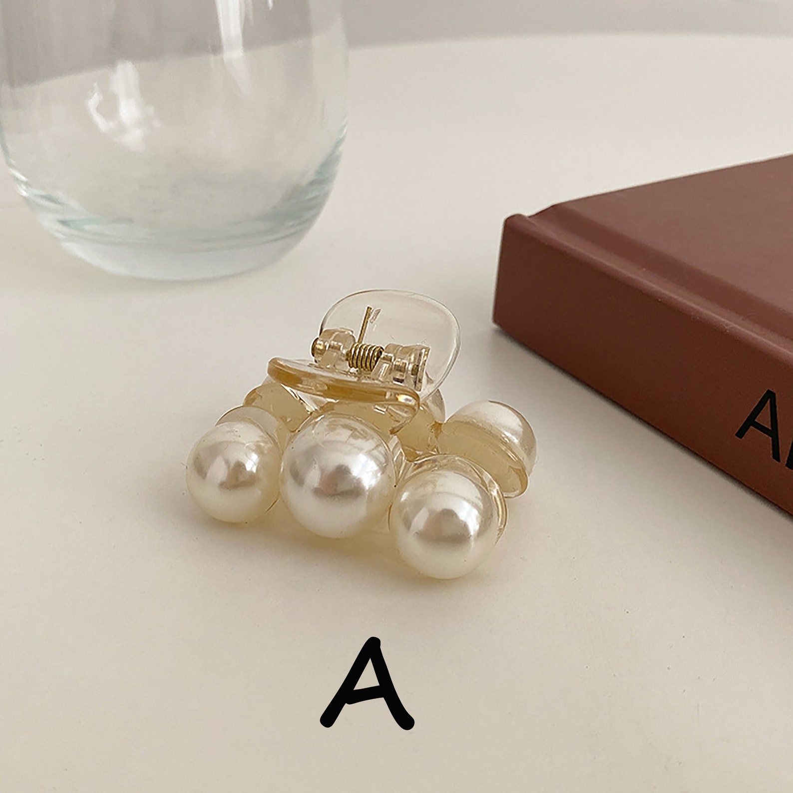 Mini Pearl Hair Clips Small Pearl Hair Claw Elegant Hair - Etsy