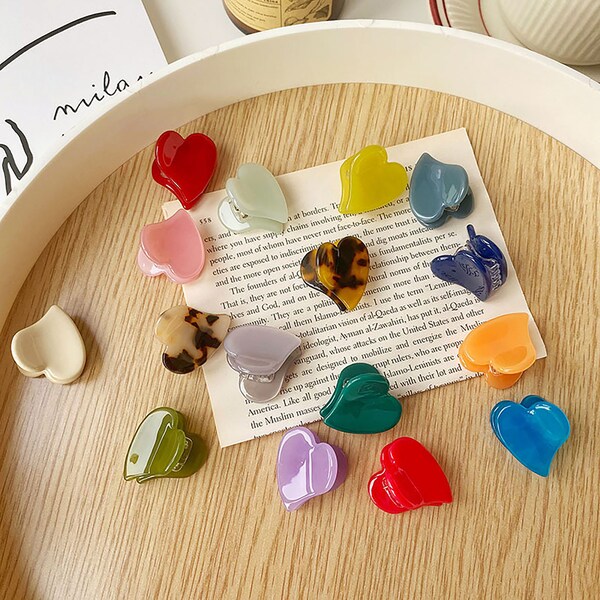 Heart Hair Ties - Etsy