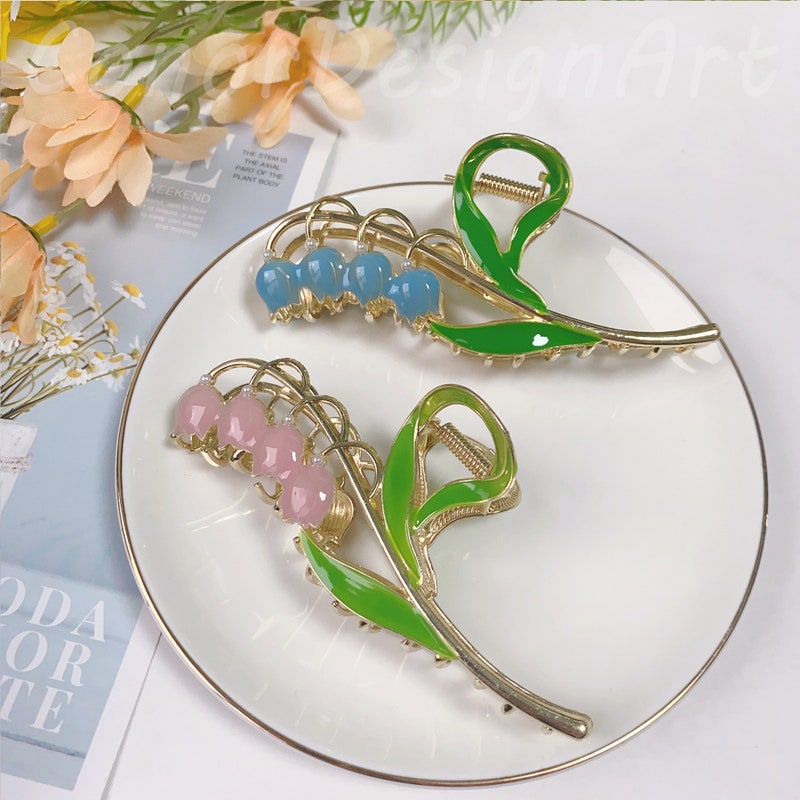 Flower Hair Clamp - Etsy