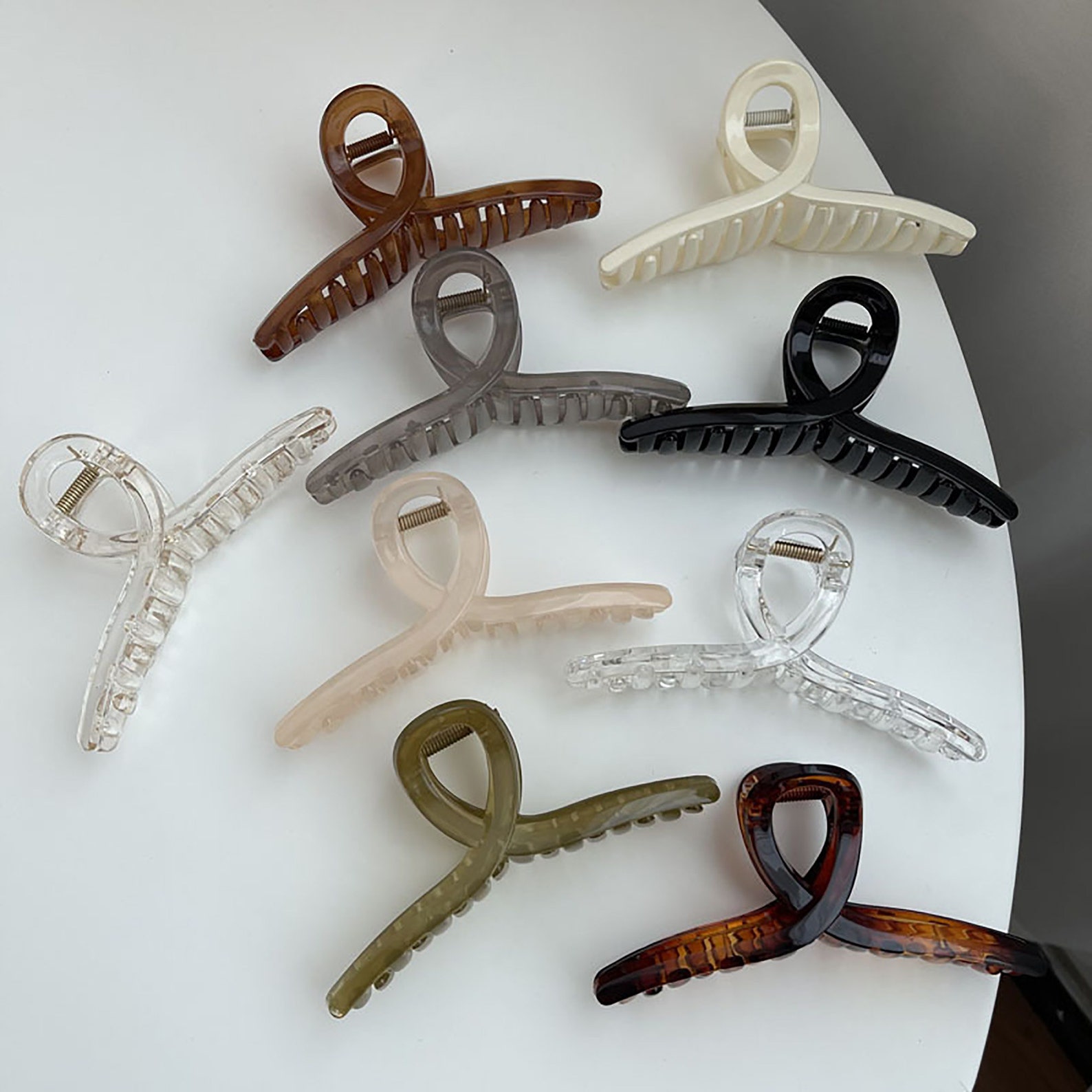 Summer Pastel Coloured Claw Clips Resin Hair Claw Clip Large | Etsy