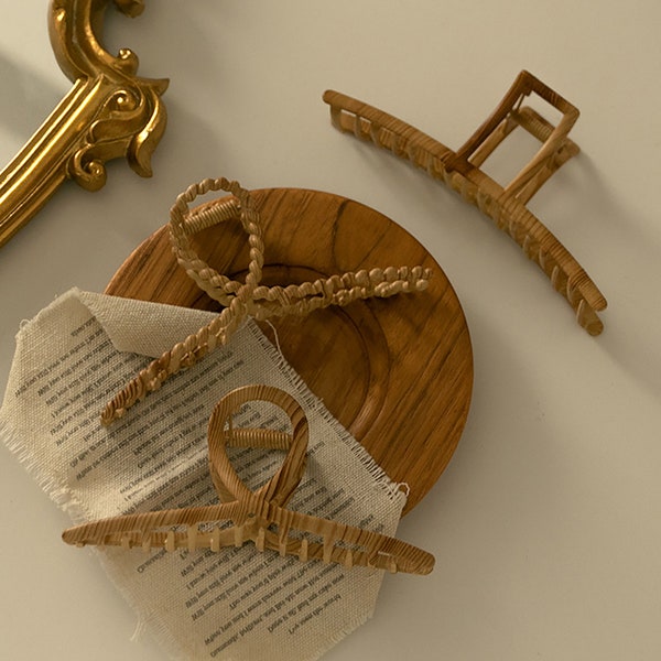 Wooden Hair Clip - Etsy