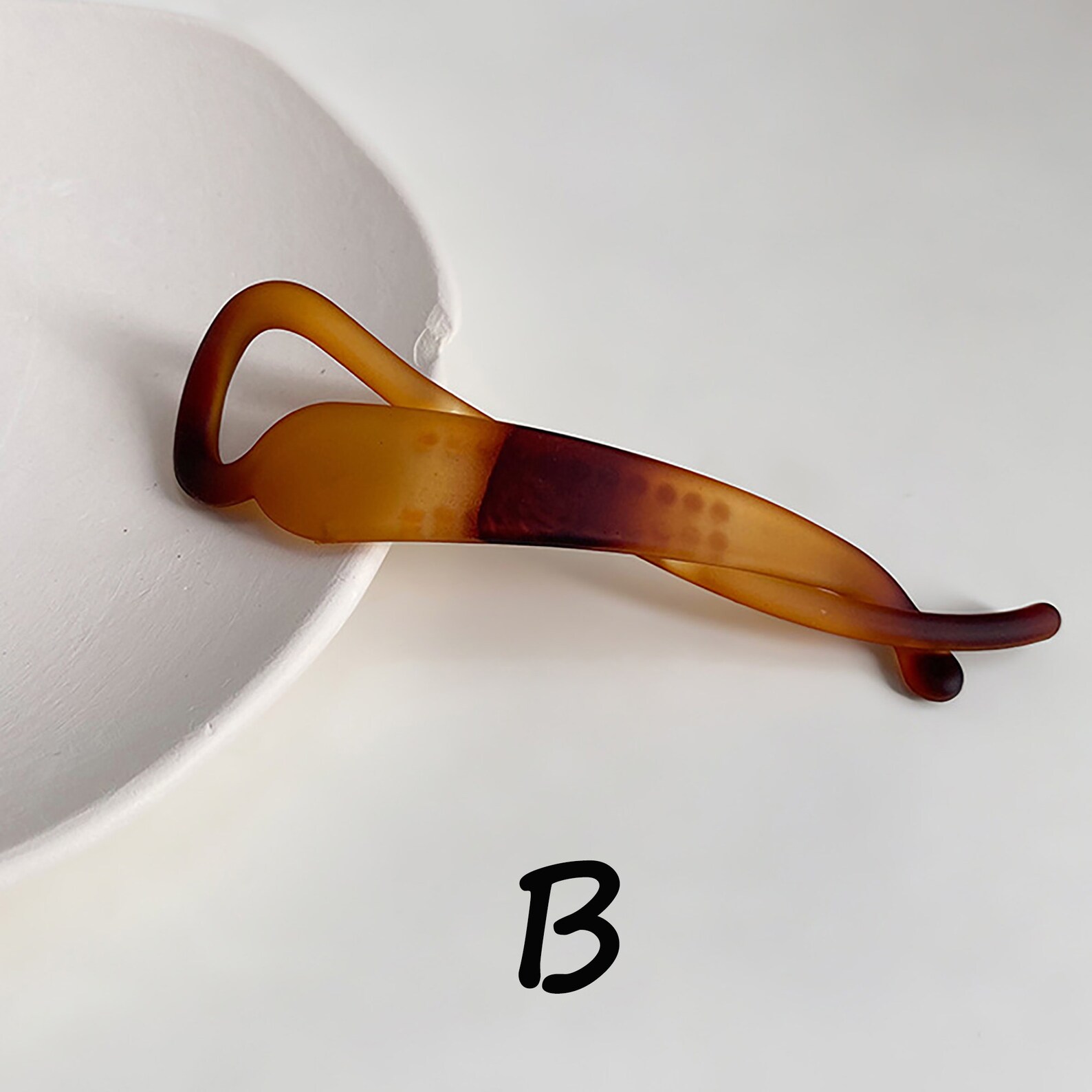 Matte Acrylic Duckbill Clear Hair Claw Clips Simple - Etsy