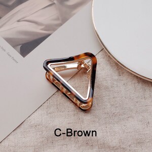 Metal Triangle Hair Claw, Hair Claw Clamp, Acetate Hair Clip, Fashion ...