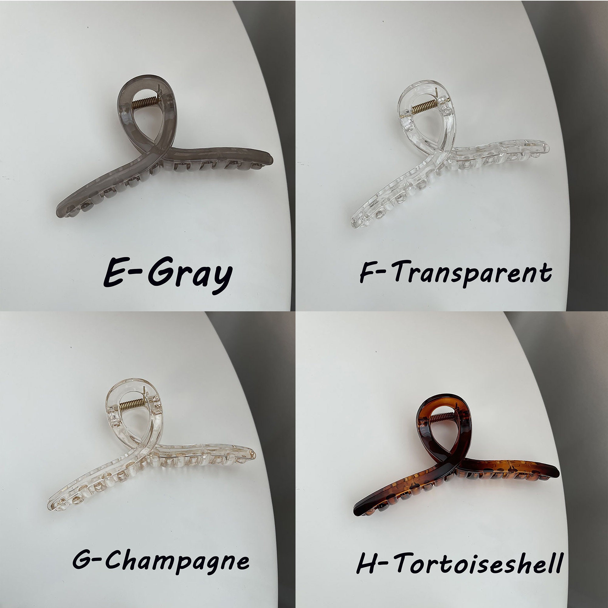 Summer Pastel Coloured Claw Clips Resin Hair Claw Clip Large | Etsy