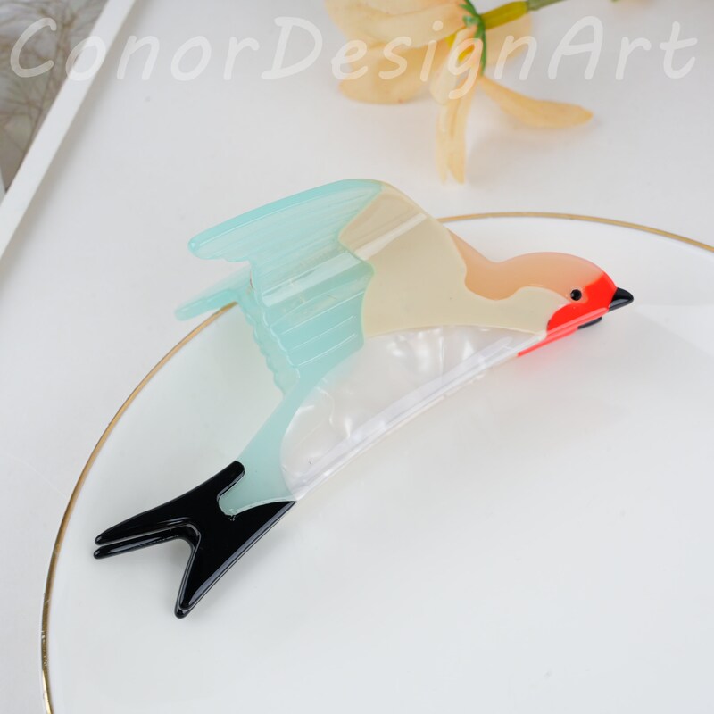 Bird Hair Clip - Etsy