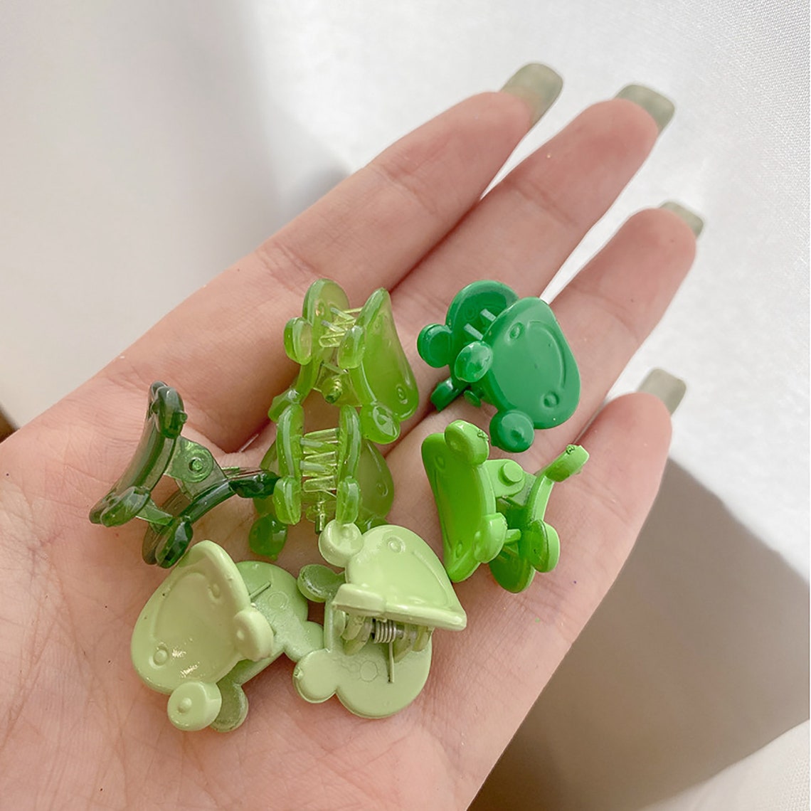 3pcs/pack Cute Little Frog Hair Claw Clips Kawaii Cartoon - Etsy