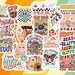 Retro, 20 Count Sticker Pack, Glossy, Vinyl, Groovy, Inspirational ...
