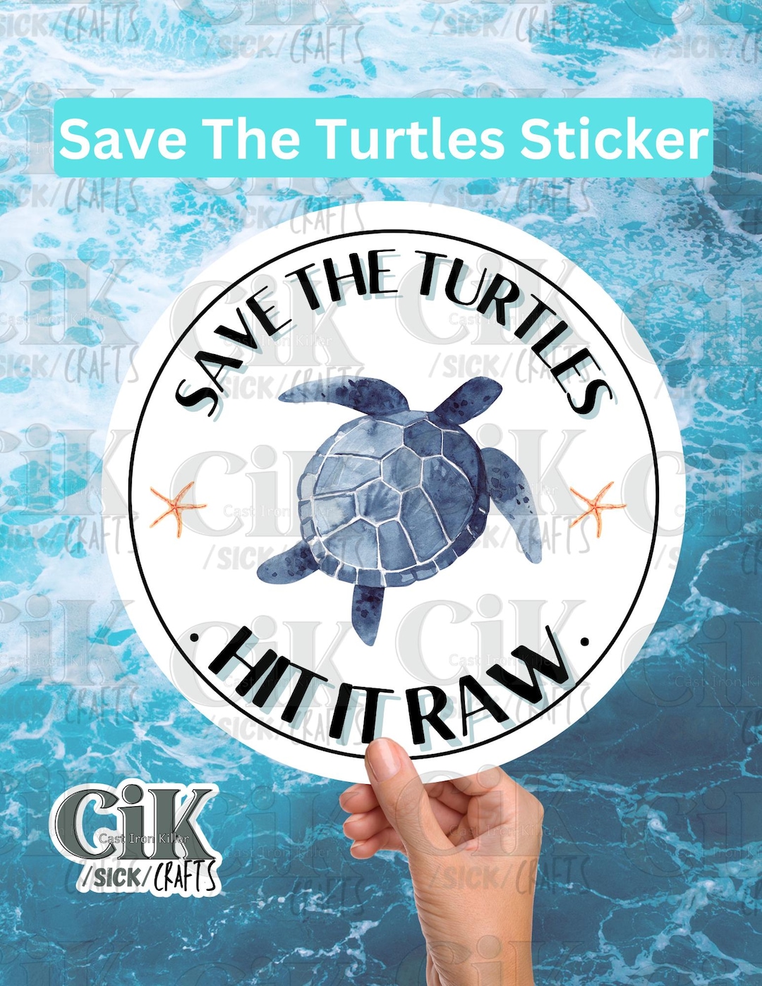 Save the Turtles, Sticker, Turtles, Hit It Raw, Funny Turtles Decal - Etsy