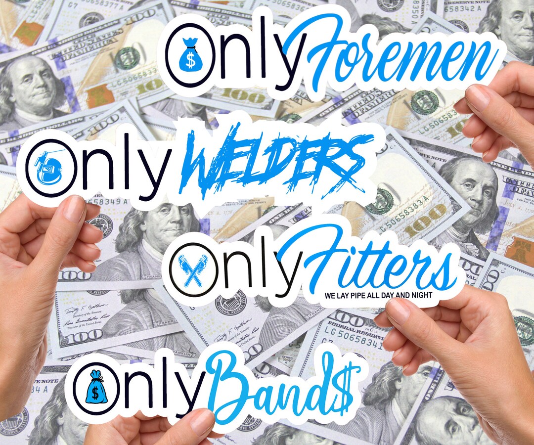 Hard Hat Stickers, Only Bands, Only Fitters, Weatherproof, Vinyl ...