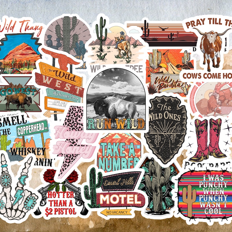 Western Decals - Etsy