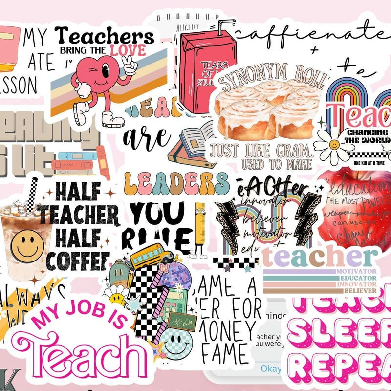 Funny Teachers Stickers - Etsy