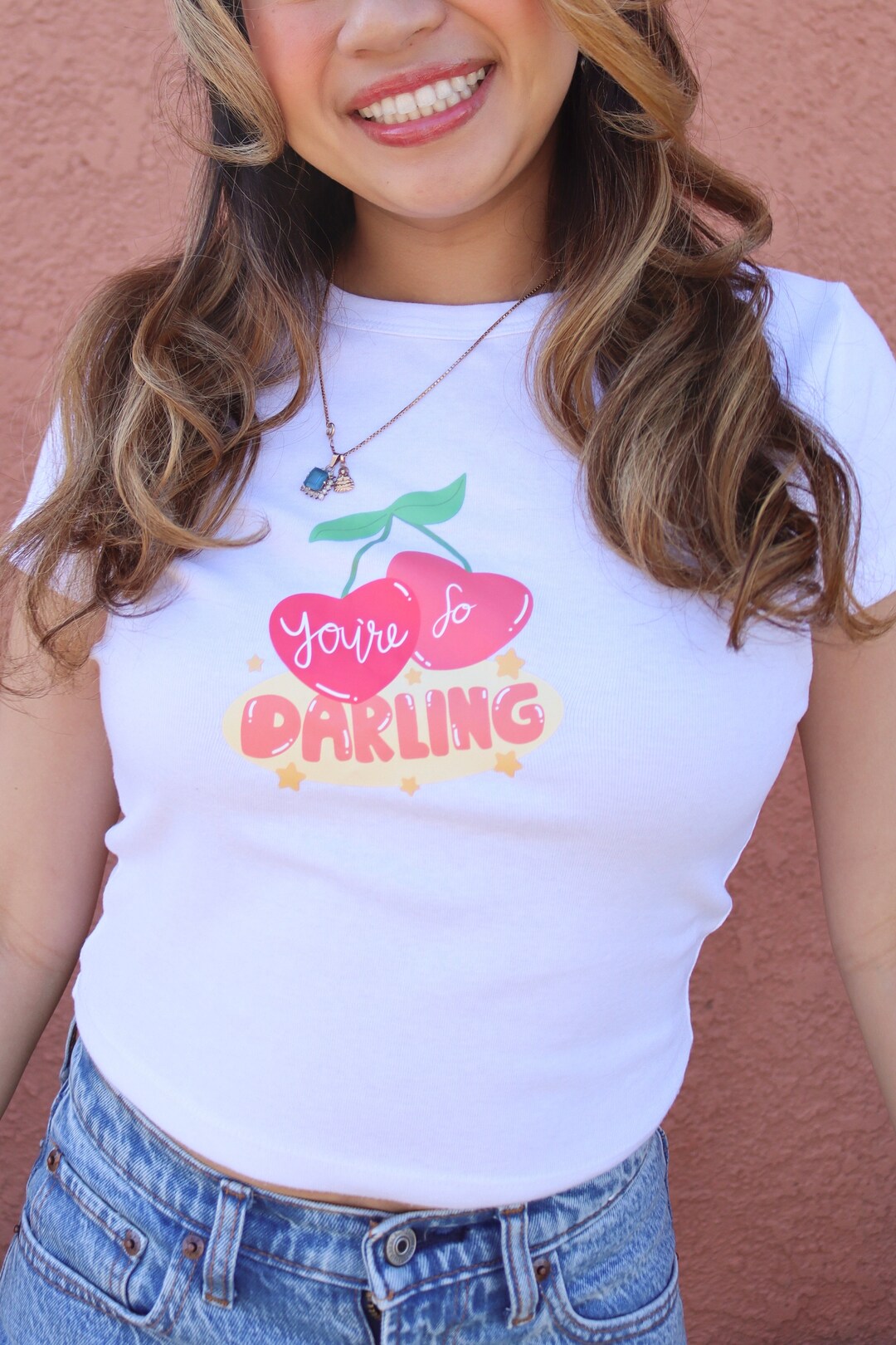 Darling Cherry Baby Tee, Cherry Bomb Tee, You're so Darling T-shirt ...
