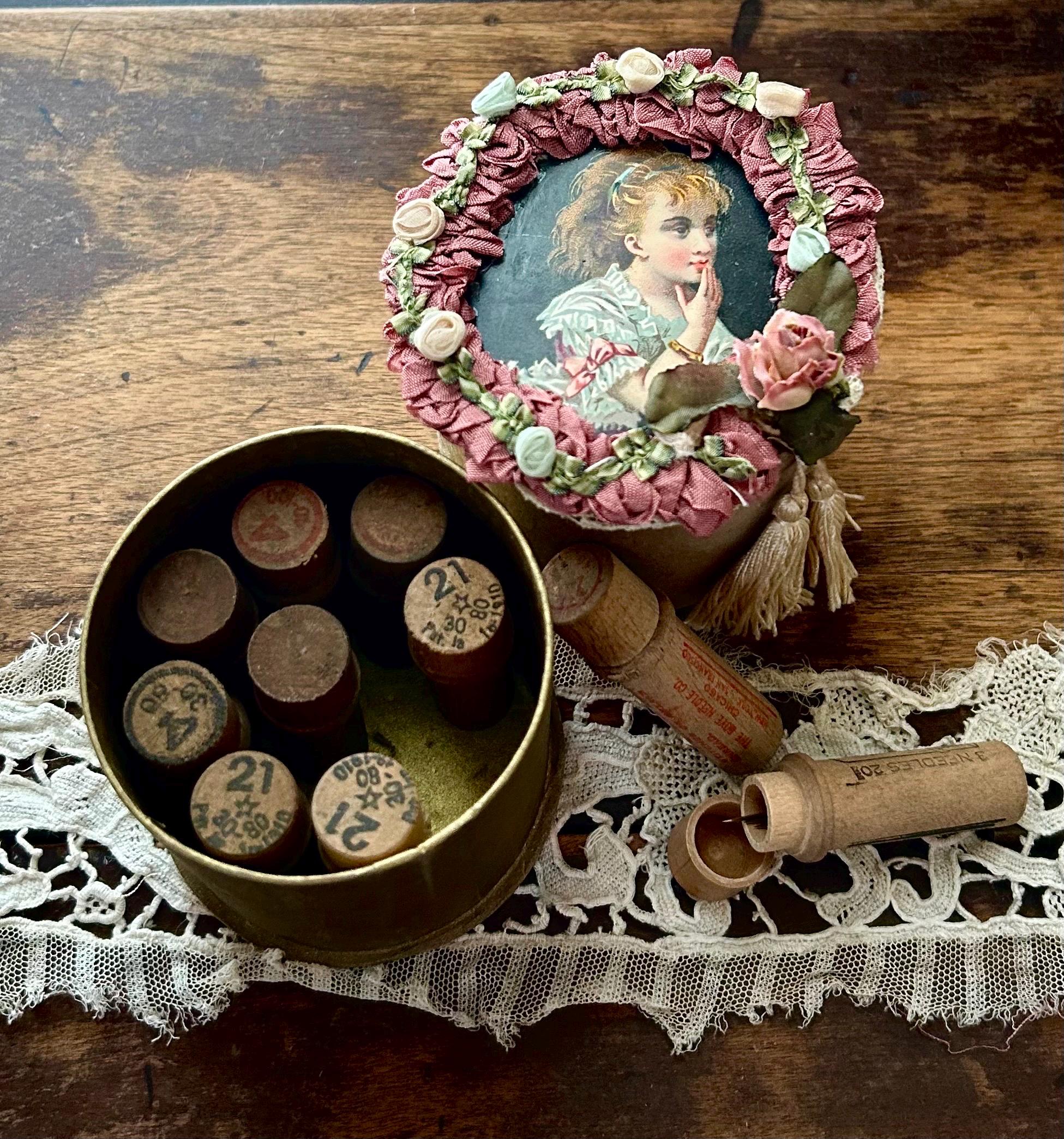 Vintage Haberdashery Box With Boye Needle Cases - Etsy