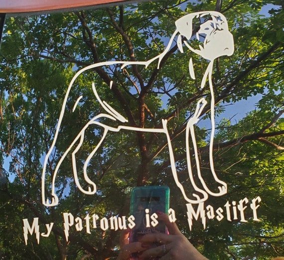 Mastiff Car Decal - Etsy